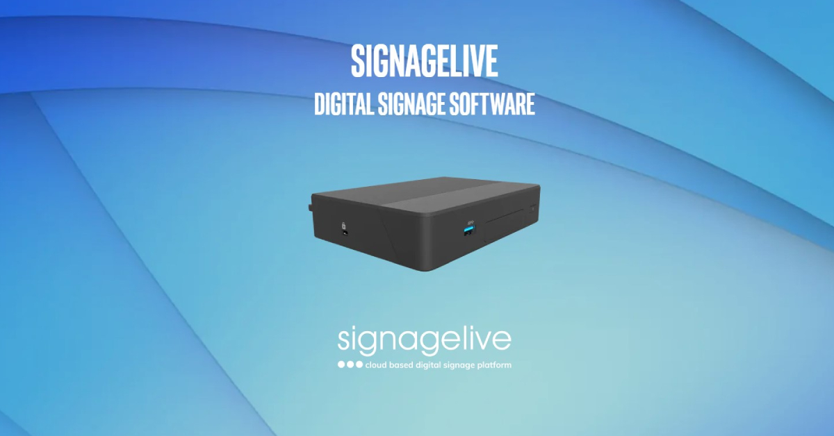 SignageLive: Digital Signage with NUC Hardware - SNUC